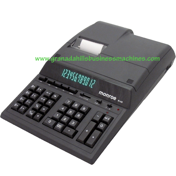 Monroe 8145 Heavy Duty Desktop Printing Calculator